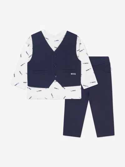 Hugo Boss Boss Baby Boys Trousers Gift Set 3 Months Blue By Childsplay ...