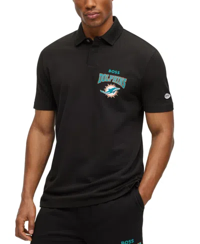 Hugo Boss Boss By Boss By X Nfl Men's Polo Shirt Collection In Miami ...