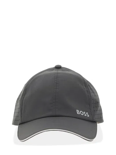 Hugo Boss Boss Men Baseball Hat With Logo In Grey | ModeSens