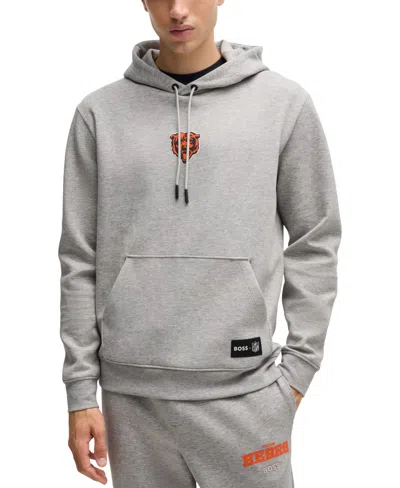 Hugo Boss X Nfl Men's Interlock Hoodie In Bears Grey | ModeSens