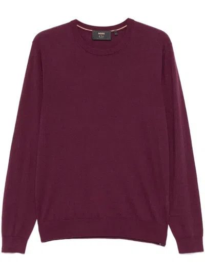 Hugo Boss Cashmere Sweater In Dark Red | ModeSens