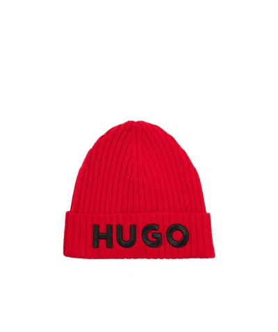 Hugo Boss Knitting Hat In Red | ModeSens