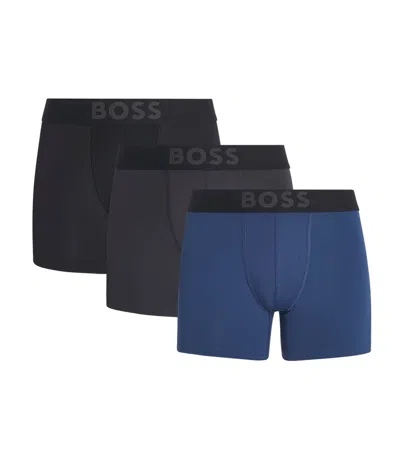 Hugo Boss Logo-band Active Boxer Briefs In Blue | ModeSens