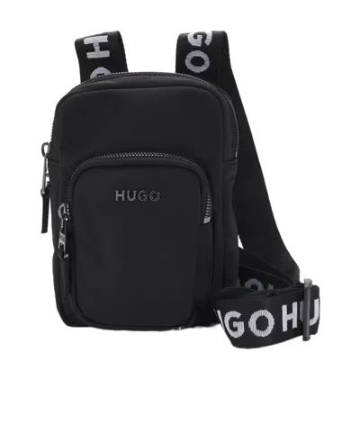 Hugo Boss Logo Cross-body Bag In Black | ModeSens