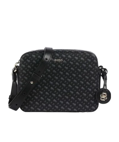 Hugo Boss Logo Cross-body Bag In Black | ModeSens