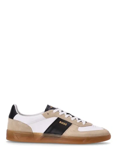 Hugo Boss Men's Brandon Tennis Sneaker, Open Beige | ModeSens