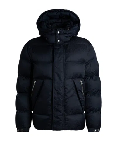 Hugo Boss Monogram-jacquard Jacket In Black | ModeSens