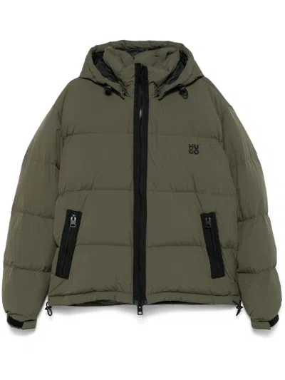 Hugo Boss Padded Jacket In Green | ModeSens