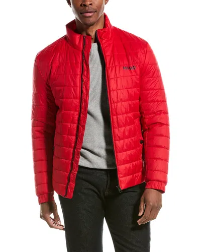 Hugo Boss Quilted Jacket In Red | ModeSens
