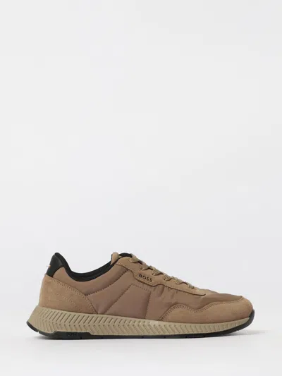 Hugo Boss Sneakers Boss Men Color Beige In Multi | ModeSens