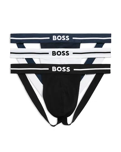 Hugo Boss Solid Jockstraps, Pack Of 3 In Open Multi | ModeSens