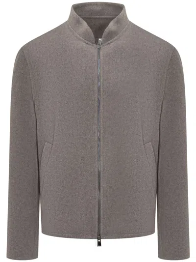 Hugo Boss Zip-up Jacket In Nude | ModeSens
