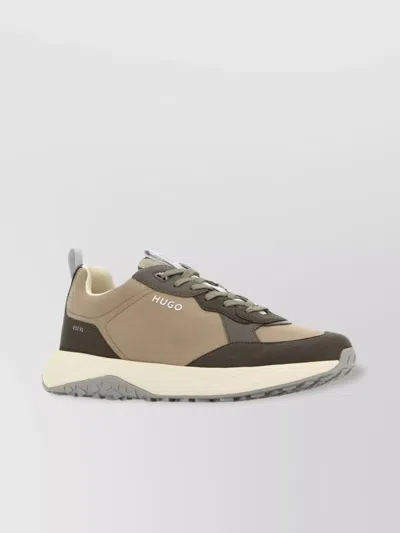 Hugo Boss Kane Runn Mens Mixed-material Trainers With Eva Rubber ...