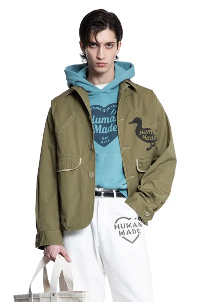 Human Made Man Green Jackets | ModeSens