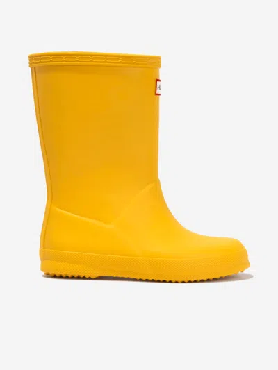 Hunter Kids Original First Classic Wellies In Yellow | ModeSens