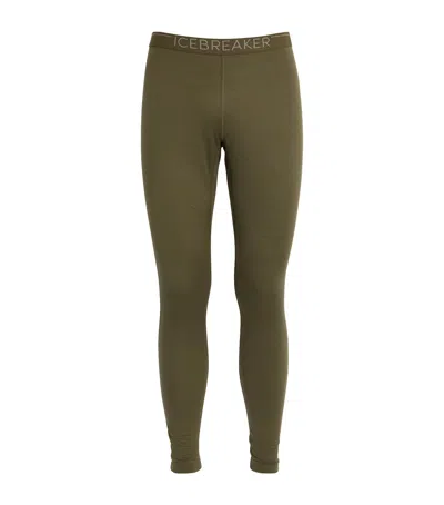 Icebreaker Merino 200 Oasis Base Layer Leggings In Green | ModeSens