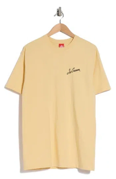 Icecream Kick Rocks Cotton Graphic T-shirt In Italian Straw | ModeSens