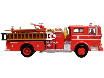Iconic Replicas 1973 Ward Lafrance Fire Engine "los Angeles County Fire ...