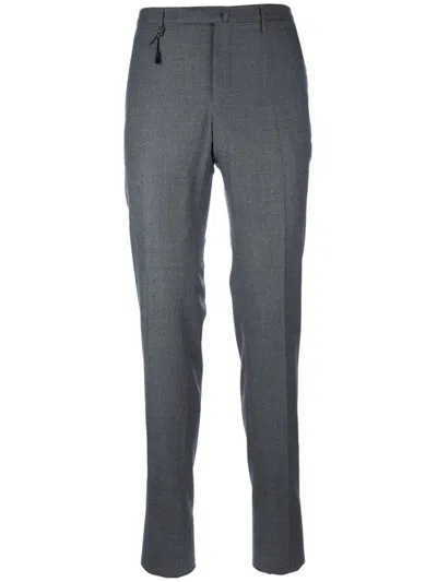 Incotex Pressed-crease Trousers In Grey | ModeSens