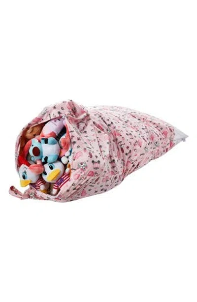 Inspired Home Stuffed Animal Storage Bean Bag In Princess Pink | ModeSens