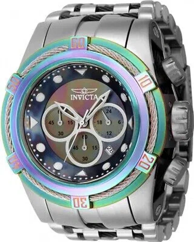 Pre-owned Invicta Bolt Zeus Chronograph Gmt Quartz Men's Watch 43353 ...