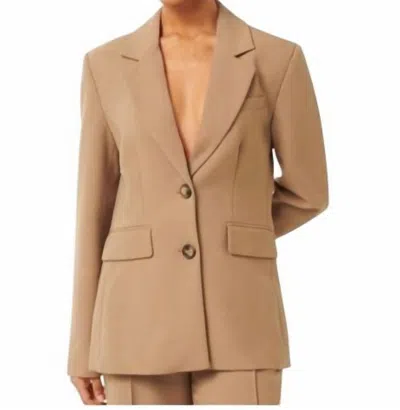Iris Setlakwe Fitted Jacket In Camel In Brown | ModeSens