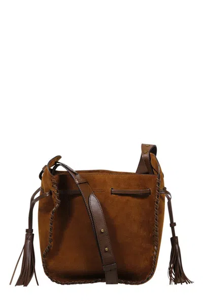 Isabel Marant Silao Tassel Detailed Bucket Bag In Brown | ModeSens