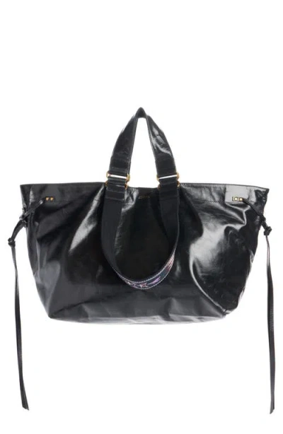 Isabel Marant Wardy Leather Shopper Tote In Black | ModeSens