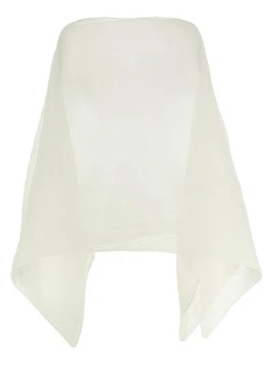 Issey Miyake White Basic Madame-t Small Stole | ModeSens