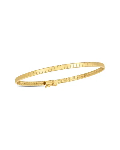 Italian Gold 14k Bangle Bracelet | ModeSens
