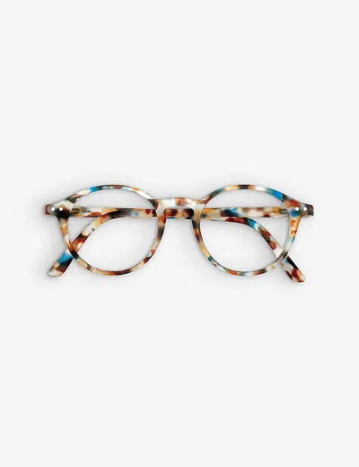 Izipizi Womens Blue Tortoise Screen #d Round-frame Glasses | ModeSens