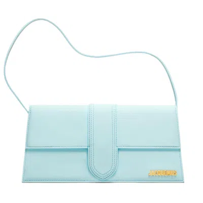 Jacquemus Light Blue Leather Handbag | ModeSens