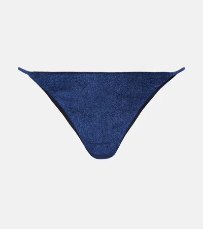 Jade Swim Bare Minimum Bikini Bottoms In Navy | ModeSens
