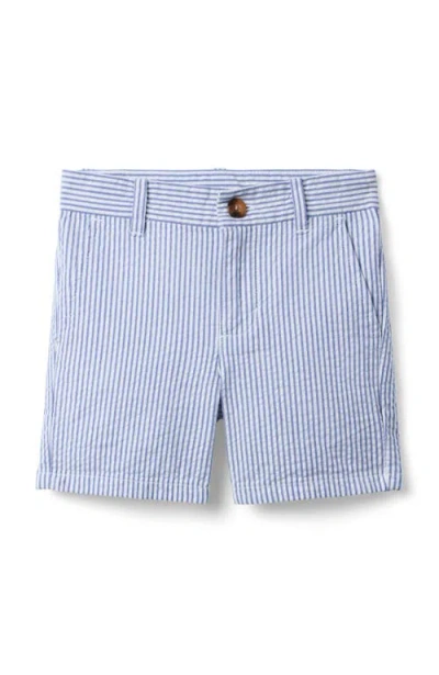 Janie And Jack Babies' Striped Seersucker Short In Blue | ModeSens