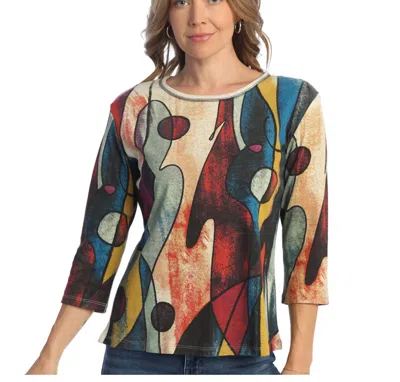 Jess & Jane Tom Tom Top In Multi | ModeSens