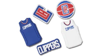 Jibbitz Kids' Nba Los Angeles Clippers 5 Pack In Blue | ModeSens