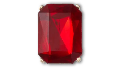 Jibbitz Ruby Square Gem | ModeSens