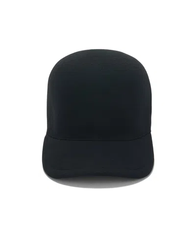 Jil Sander Logo-embroidered Wool Cap In Black | ModeSens