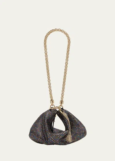 Jimmy Choo Callie Mini Embellished Shoulder Bag In Black Mix | ModeSens