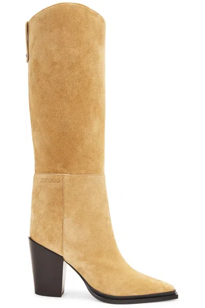 Jimmy Choo Cece 80 Boot In Rattan | ModeSens