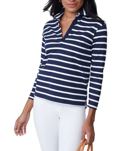 J.mclaughlin J. Mclaughlin Poe Top In Blue | ModeSens