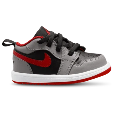 Jordan Kids' Boys Aj 1 Low Alt In Cement Gray/black/fire Red | ModeSens