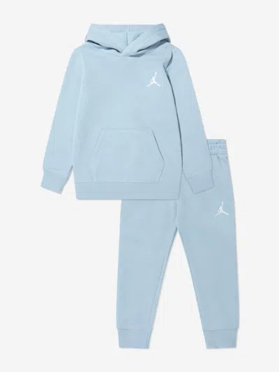 Jordan Logo-embroidered Fleece Tracksuit In Blue | ModeSens