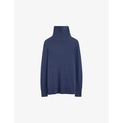 Joseph Womens High-neck Relaxed-fit Cashmere Jumper Harbour | ModeSens