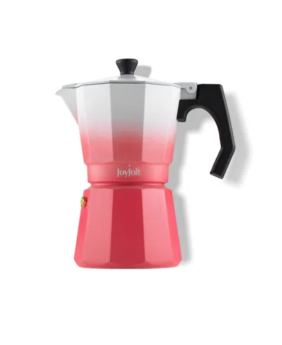 Joyjolt Italian Moka Pot 6 Cup Capacity Stovetop Aluminium Espresso ...