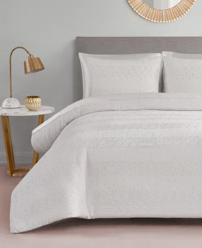 Juicy Couture Queenie Sequin 3-pc. Comforter Set, King In White | ModeSens