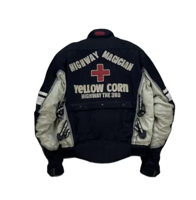 Pre-owned Kadoya X Racing Yellow Corn Jacket In Black | ModeSens
