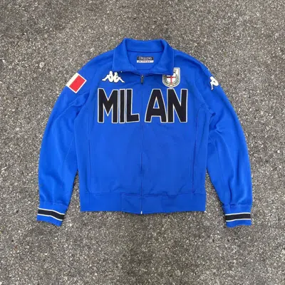 Pre-owned Kappa X Soccer Jersey Vintage Kappa Milan Italy Track Jacket ...