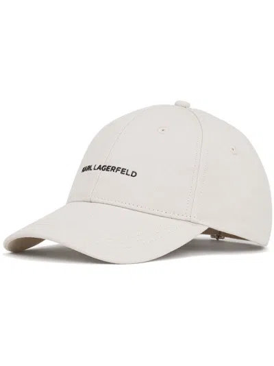 Karl Lagerfeld Essential Cap In White | ModeSens