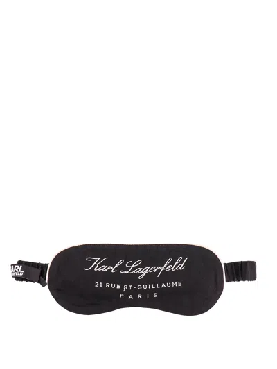 Karl Lagerfeld Sleep Mask In Black | ModeSens